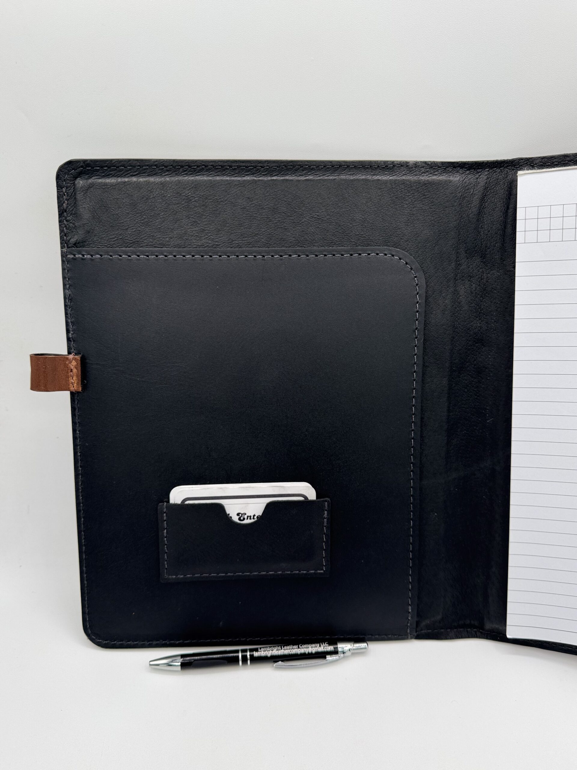 Standard Brown Leather Portfolio – Lambright Leather Company