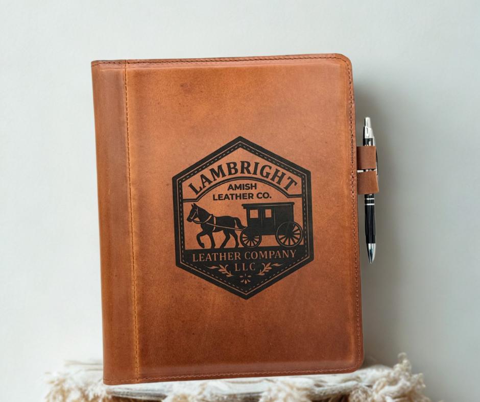 Standard Brown Leather Portfolio – Lambright Leather Company