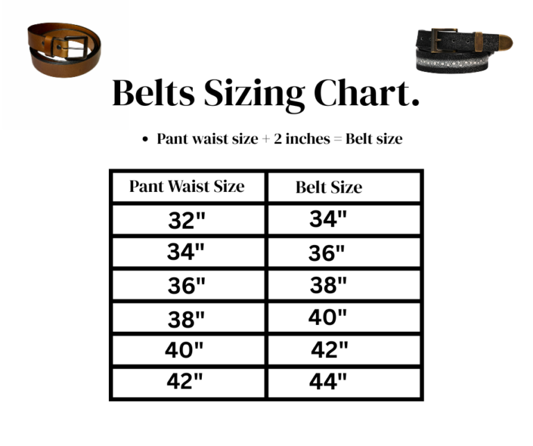 Size Guide - Lambright Leather Company